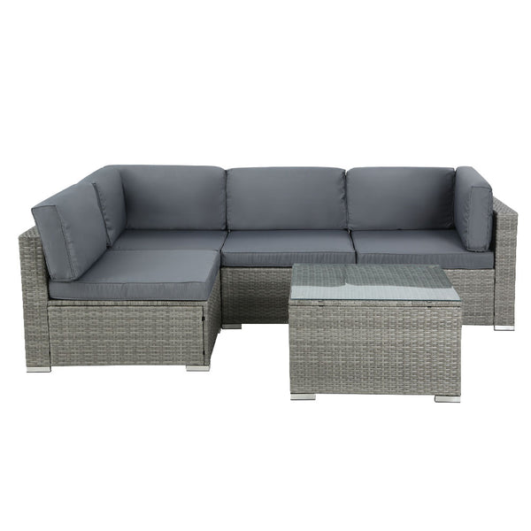 Kuwait 5PC Outdoor Lounge With Coffee Table – Kingfisher